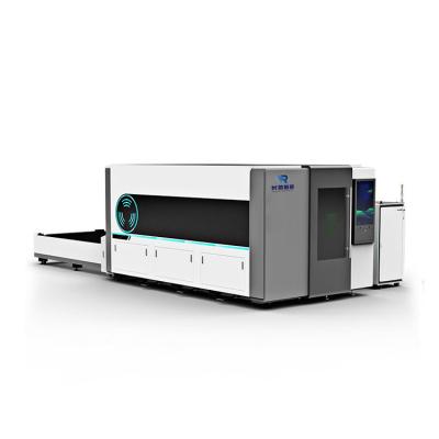 Cina Azionamento del cavalletto della tagliatrice del laser della fibra di CNC dell'acciaio inossidabile 2000w del metallo doppio in vendita