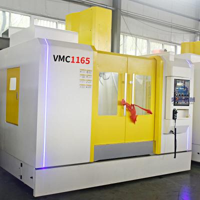 中国 縦の機械化VMC1165 3軸線CNCのフライス盤800Kgの負荷 販売のため