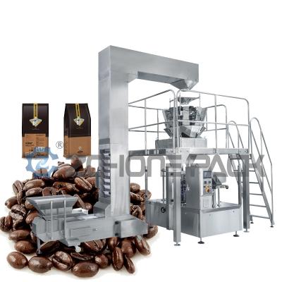 China Stainless steel Multi - Station Coffee Packing Machine 1kg Coffee Product Filling Machine for sale