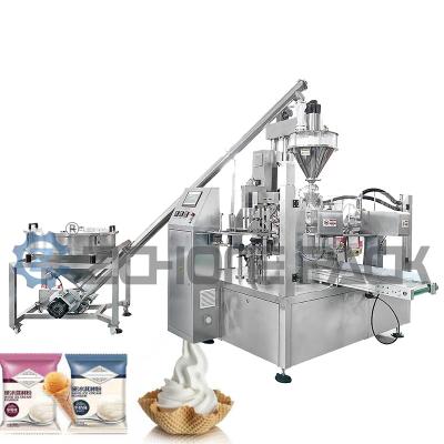 Cina Funzionamento automatico della macchina per l'imballaggio della polvere ad alta velocità di dosaggio preciso in vendita