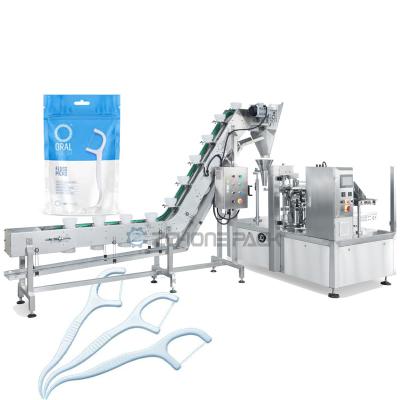 China Multifunctional Dental Floss Packaging Machine Packaging Process for sale