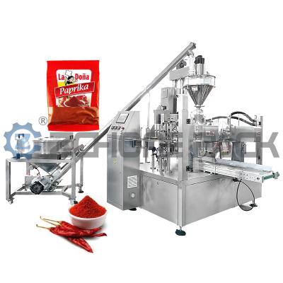 Máquina Automática de Embalagem de Pó de Pimenta 60 Sacos/Min