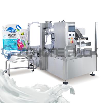 中国 自動液体ジュース包装機 飲み物産業用 操作が簡単 多機能スタンドアップポッチバッグ 販売のため