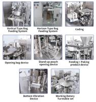 China Fully Automatic PreMade Plastic Bags Weighing Packing Machine for sale