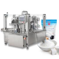 China Fully Automatic PreMade Plastic Bags Weighing Packing Machine for sale