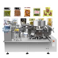 China Fully Automatic Premade Bag Vacuum Rotary Packaging Machine for sale
