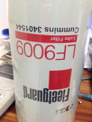 Cina Parti del generatore di LF9009 Cummins, filtro dell'olio, filtro da fleetguard in vendita