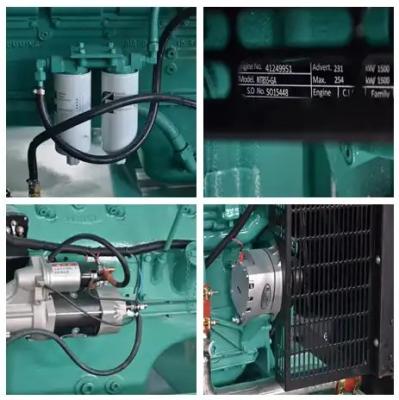 China 50kva Cummins Engine Power Generator Set , Open Small Diesel Generator Set Te koop