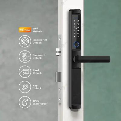中国 Wifi Fingerprint Code Magnetic Electronic Intelligent Door Lock 38-90mm 販売のため