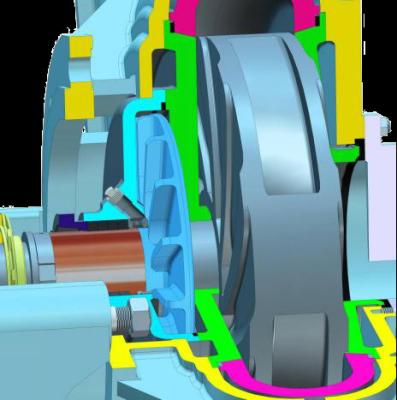 China Centrifugaal de Dunne modderpomp 350ZBD-740 Met duikvermogen van 200kw 2200.0M3/H Te koop
