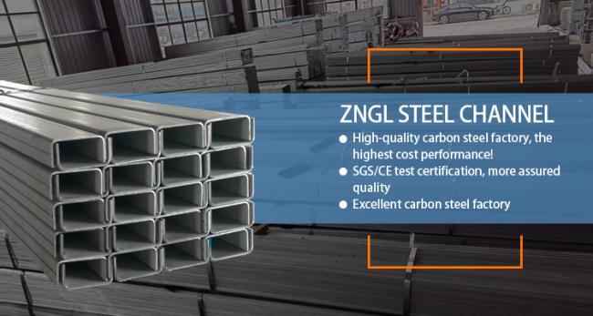 High Quality Galvanized C Purlin Carbon Steel Channel Sizes Structural Steel C Channel Price
