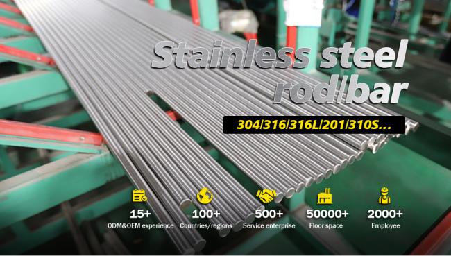 Factory Polished 10mm 20mm 25mm Diameter Ss 303 304 316L 310S 2205 2507 Stainless Steel Round Rod Bar