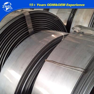 Cina Sch80 Ss400 S235jr Q345 Q195 C100 Q195 Lata di sega a fascia rivestita con striscia di acciaio al carbonio nera laminata a caldo in vendita