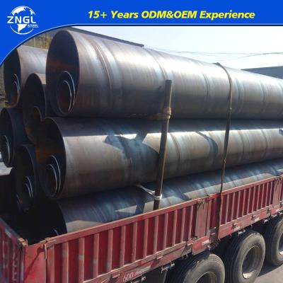中国 パーソナライゼーション セクション 形 SSAW 炭素 大直径 API 5L X52 螺旋型 溶接 鋼管 販売のため