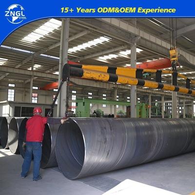 中国 ASTM API 5L Gr. B X42 X65 X70 カーボン・スチール・ソー・スピラル・ウェルド・パイプ 販売のため