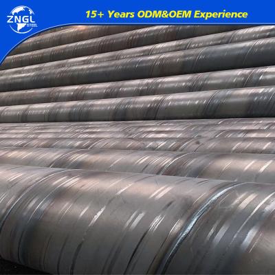 中国 ASTM API 5L Gr. B X42 X65 X70 カーボン・スチール・ソー・スピラル・ウェルド・パイプ 販売のため