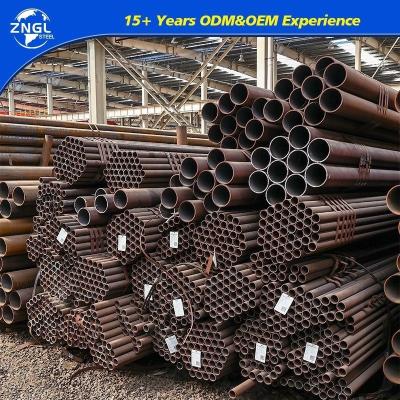 中国 非合金型Q195-Q235 黒色 焼却式 ERW 直角型丸いパイプ 厚さ3~20mm 販売のため