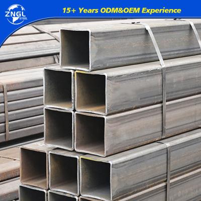 China ASTM A106 Low Carbon Steel Square Rectangle Rectangular Hollow Section Steel Tubes for sale