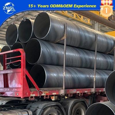China Q195/Q215/Q235/Q345 Processing Service Punching SSAW Steel Pipe 800mm for Gas Delivery for sale