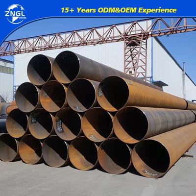 China ASTM A53 API 5L Spiral Welded Steel Pipe for A36 S235jr S275jr Q235 Q345 Round Tube for sale