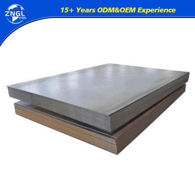 Cina Piastra di acciaio laminata a caldo ASTM A36 Q235 Q345 St37 St52 1 mm 2 mm 3 mm di spessore in vendita