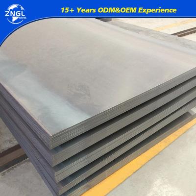 Cina Piastra di acciaio laminata a caldo ASTM A36 Q235 Q345 St37 St52 1 mm 2 mm 3 mm di spessore in vendita