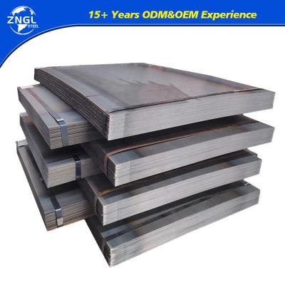 Cina Q235B Q345b Ss400 ASTM A36 A38 Piastra di acciaio laminata a caldo per piastra di flangia in vendita
