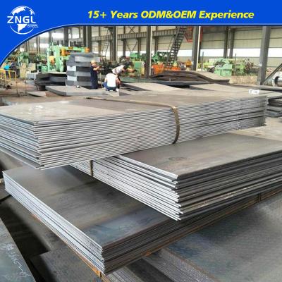 Cina Piastra di acciaio al carbonio laminata a caldo per edifici Ss400 Q235 St37 St52 ASTM A36 Personalizzazione in vendita
