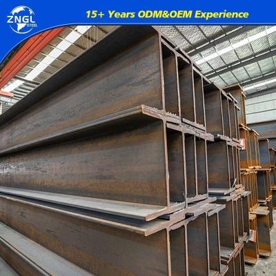 中国 ASTM A36 建築材料とWeb 幅96mm 1056mmのためのカスタマイズされた鋼H ビーム 販売のため