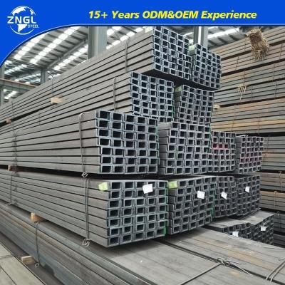 Cina 6-12m Lunghezza Q235 Galvanizzata a freddo C. Canale labiale U-canale Profil Legno di acciaio in vendita