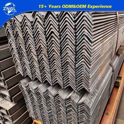 Cina Q235 Barre di acciaio piatto galvanizzato al carbonio in acciaio a forma di L in vendita