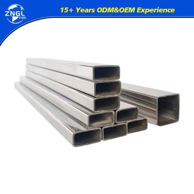 China GB Standard AISI ASTM Stainless Steel Welded Square Rectangular Tube Pipe 201/304/310/316/316L/321/904/2205/2507 Polish/Hl/6K/8K/No.1/No.4 for sale