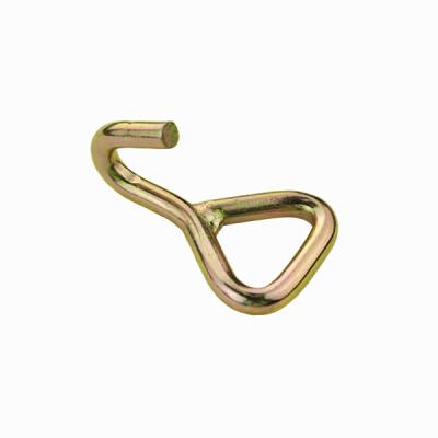 China High Quality New Style Factory Safety Cargo Gold J Single Hoist Hook For Tie Down for sale