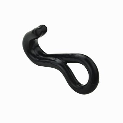 China High Quality New Style Factory Safety Cargo Black Double J Single Hoist Hook For Tie Down for sale