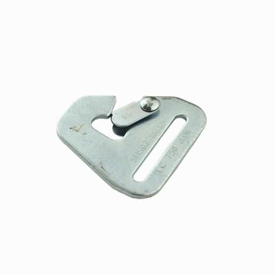 China High Quality New Style Factory Safety Cargo Silver Flat Buttle Hoist Hook For Tie Down for sale