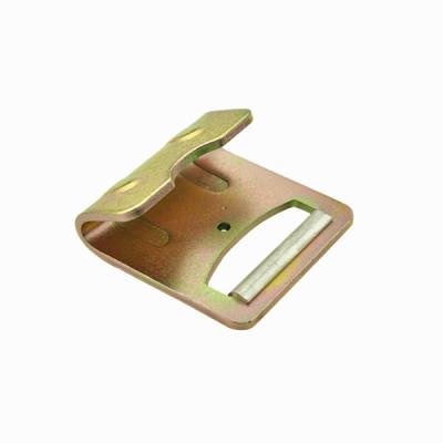 China Hot Sales New Style Factory Safety Cargo Gold Flat Buttle Hoist Hook For Tie Down for sale