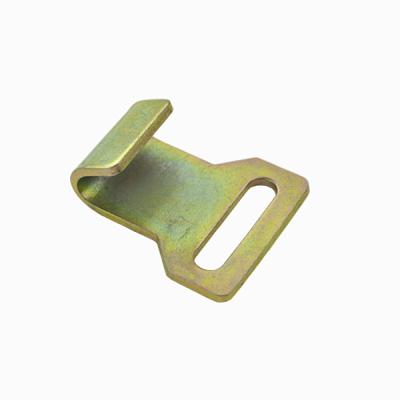 China High Quality New Style Factory Safety Cargo Gold Flat Buttle Hoist Hook For Tie Down for sale