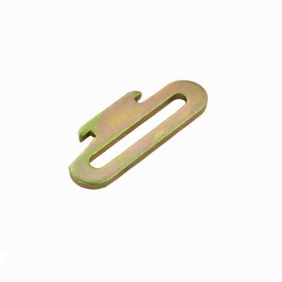 China Safety Cargo Gold Flat Buttle Hoist Hook For Tie Down for sale