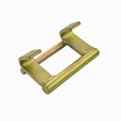 China Safety Cargo Gold Flat Hoist Hook For Tie Down for sale