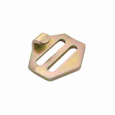 China Safety Cargo Gold Flat Hoist Hook For Tie Down for sale