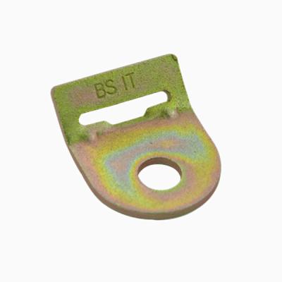 China Safety Cargo Gold Flat Hoist Hook For Tie Down for sale