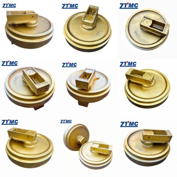 Quality 35MnB Material Excavator Front Idler with HRC45-55 Hardness for SK Series Mining Excavators OEM Standard for sale