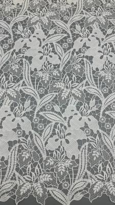 중국 3D 수직 화학 蕾丝 흰 물 용액 蕾丝 织物 여자 의류 판매용