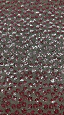 China Beautiful Sequin Embroiderey Metallic Fabric Durable and Elegant Luxury Sequin Embroidery Fabric Wedding Party Occasions Sequin Embroidery Fabric for sale