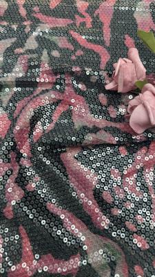 China Luxury Zebra-Stripe Embroidery Lace Fabric Elegent Embroidery Fabric 100% Cotton for sale