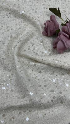 중국 아름다운 세킨 蕾丝 천 반짝이는 수직 蕾丝 천 잎 고품질 판매용