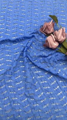 중국 고품질 블루 蕾丝  Mesh 공허화 효과 예술적 결혼식 저녁 파티 드레스 의류 판매용