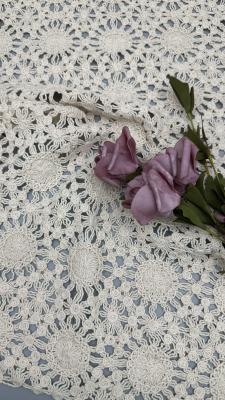 중국 썬 디자인 잎이 달린 코디드 레이스 원단, 이브닝 드레스 여름 의류용 중공 원 판매용