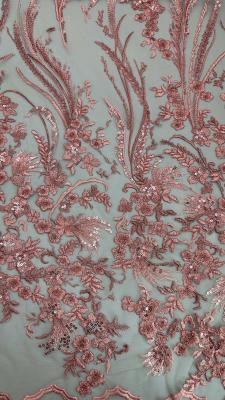 중국 자수 레이스 원단 신규 컬렉션 그론드 우아한 숨결 파티 가운용 판매용