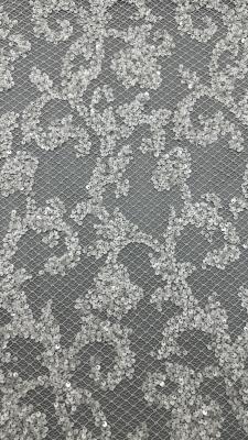 중국 세킨 embroidered FLoral 아름다운 Mesh Ground 의 옷에 대한 맞춤 디자인 공장 판매용